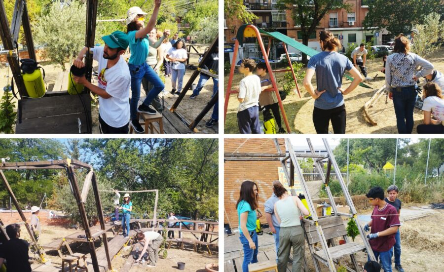 Así se construye un “refugio climático” comunitario